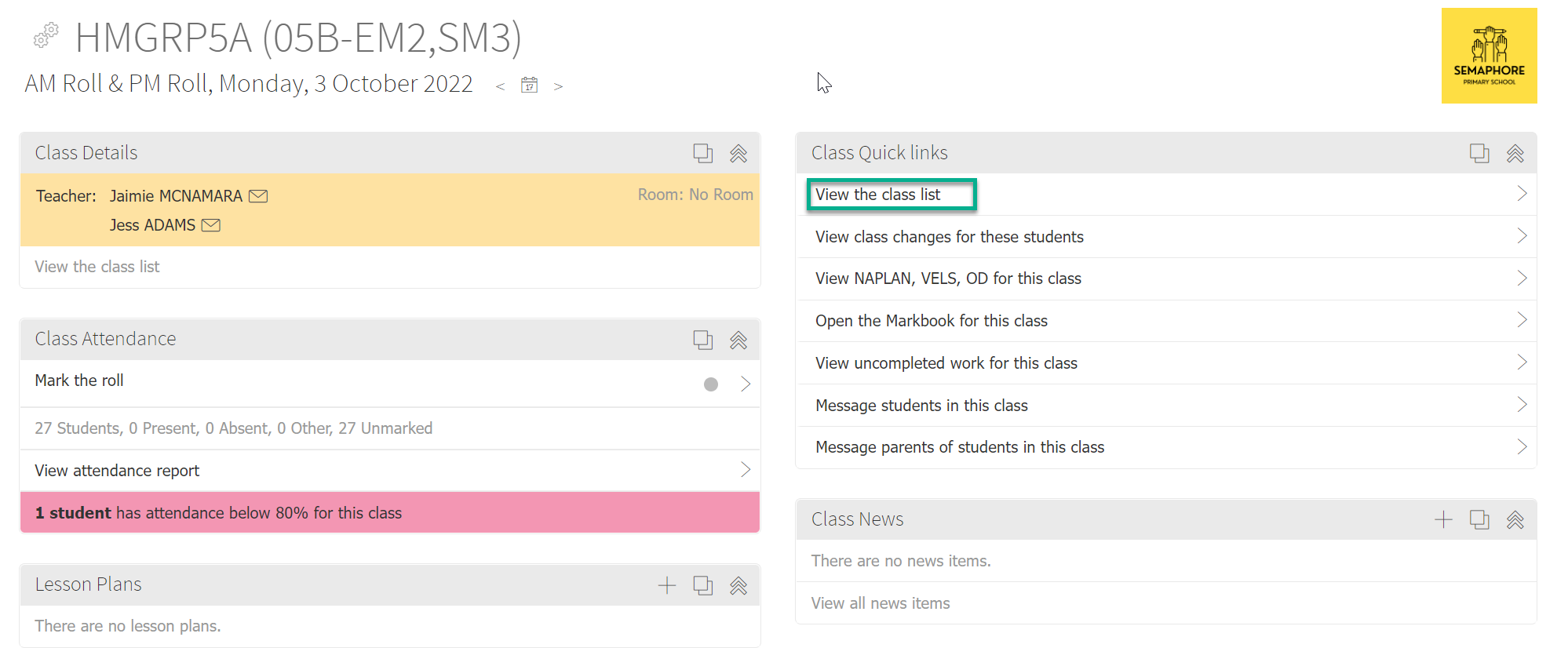 How to download CSV class lists